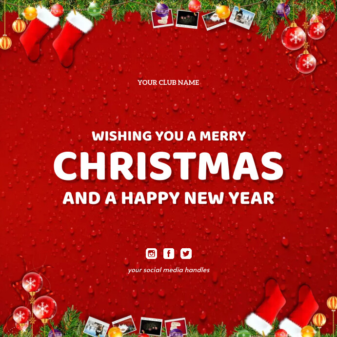 Merry Christmas Flyer Design Template | PosterMyWall