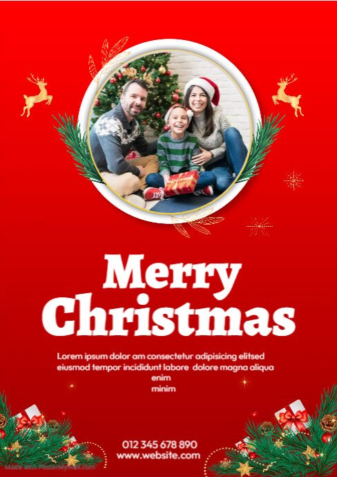 Merry Christmas Flyer Template | PosterMyWall
