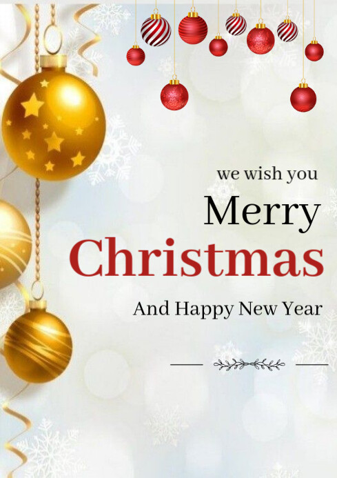 Merry Christmas Flyer Template | PosterMyWall