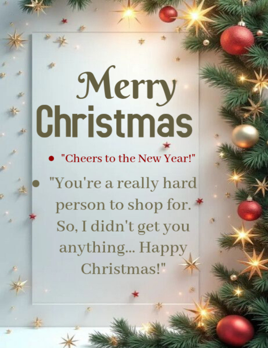 Merry Christmas flyers Template | PosterMyWall