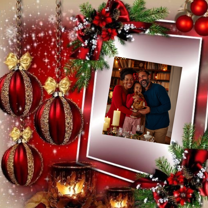 Merry Christmas Gift Portrait Template | PosterMyWall