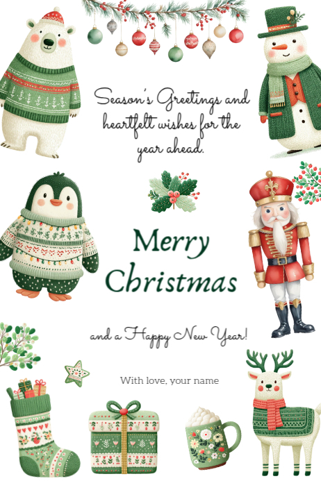 Merry Christmas Gift Tag Printable, Christmas Gift Tag, Editable ...
