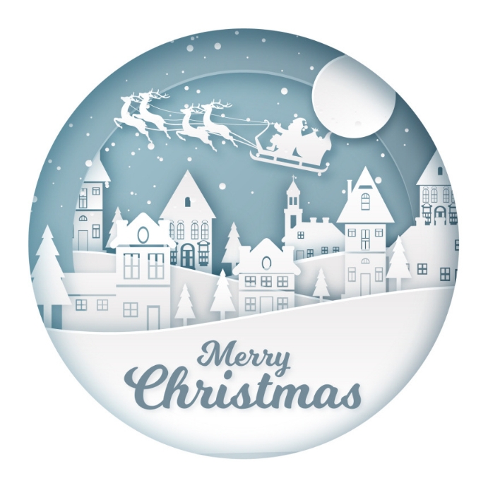 Copy of merry christmas globe template | PosterMyWall