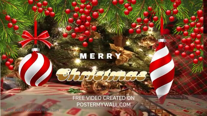 Merry Christmas Greetings post Template | PosterMyWall