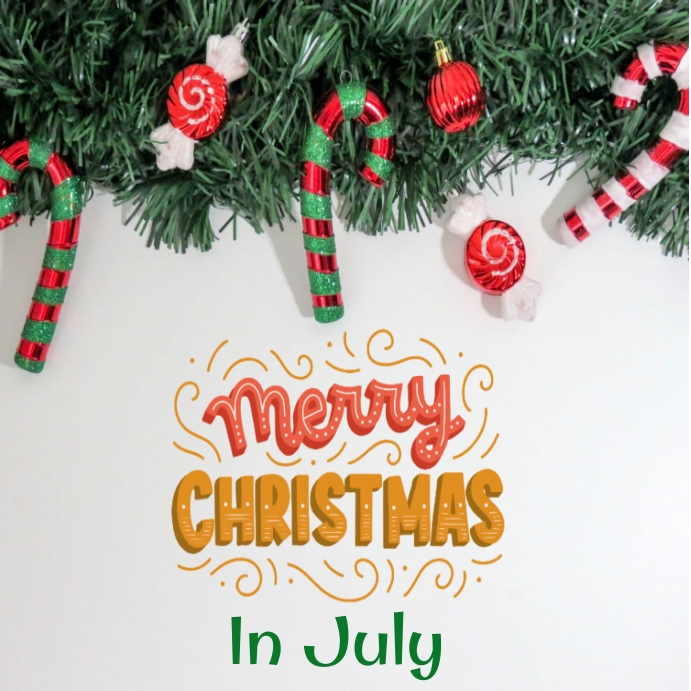 Plantilla de Merry Christmas in July Instagram post | PosterMyWall