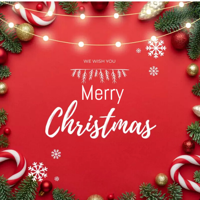 Merry Christmas Instagram post 2023 Template | PosterMyWall