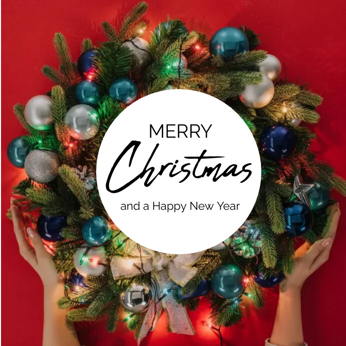 Merry Christmas Instagram Post Template | PosterMyWall