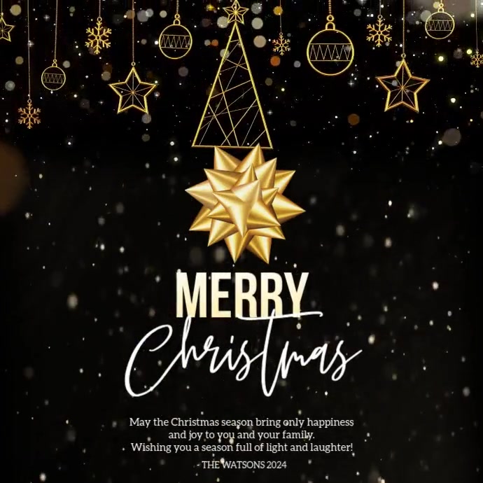 Merry Christmas Instagram post Template | PosterMyWall