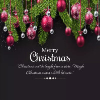 Merry Christmas Instagram Post Template | PosterMyWall