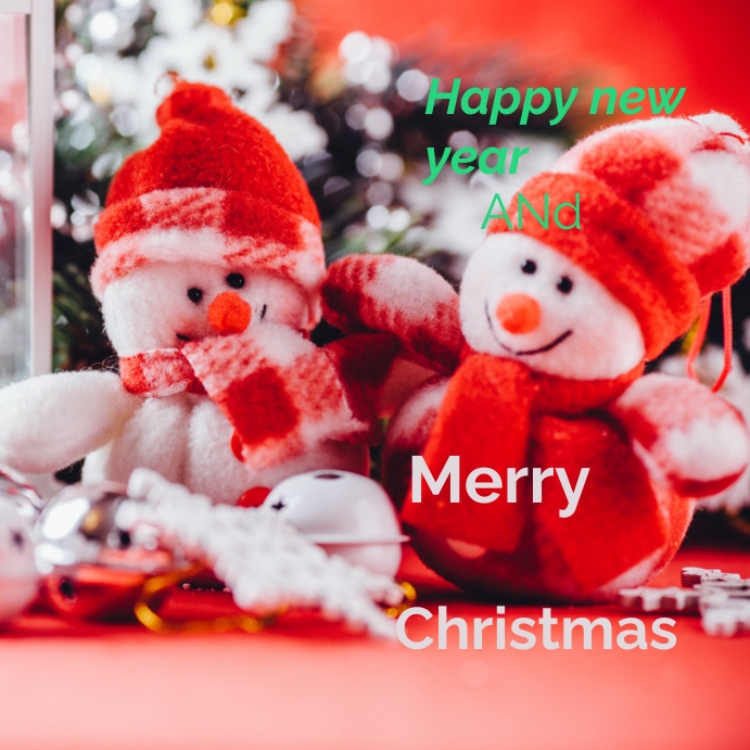 Merry Christmas instagram post Template | PosterMyWall