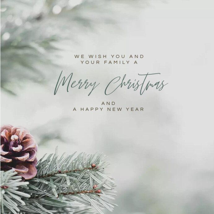 Merry Christmas instagram post Template | PosterMyWall
