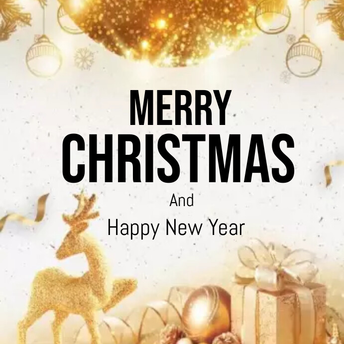 Merry Christmas Instagram post Template | PosterMyWall