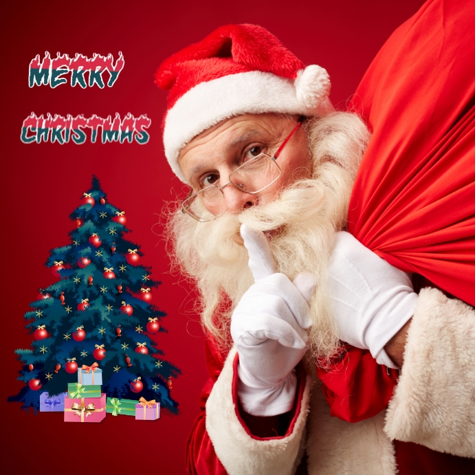 merry christmas instagram post Template | PosterMyWall