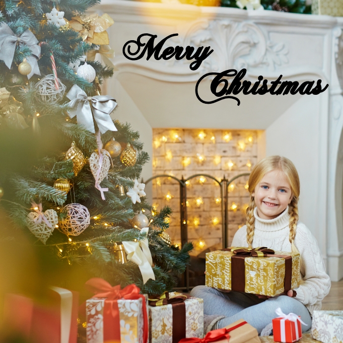 Merry Christmas Instagram Post Template | PosterMyWall