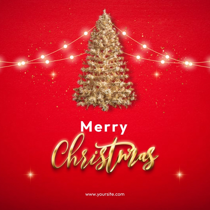 Merry Christmas Instagram Post Template | PosterMyWall