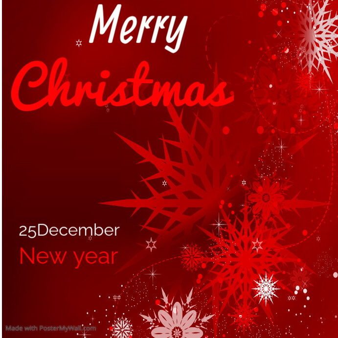 Merry Christmas Instagram post Template | PosterMyWall