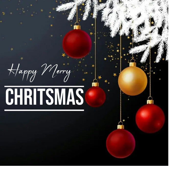 Merry christmas instagram post Template | PosterMyWall