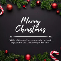 Merry Christmas Instagram Post Template | PosterMyWall