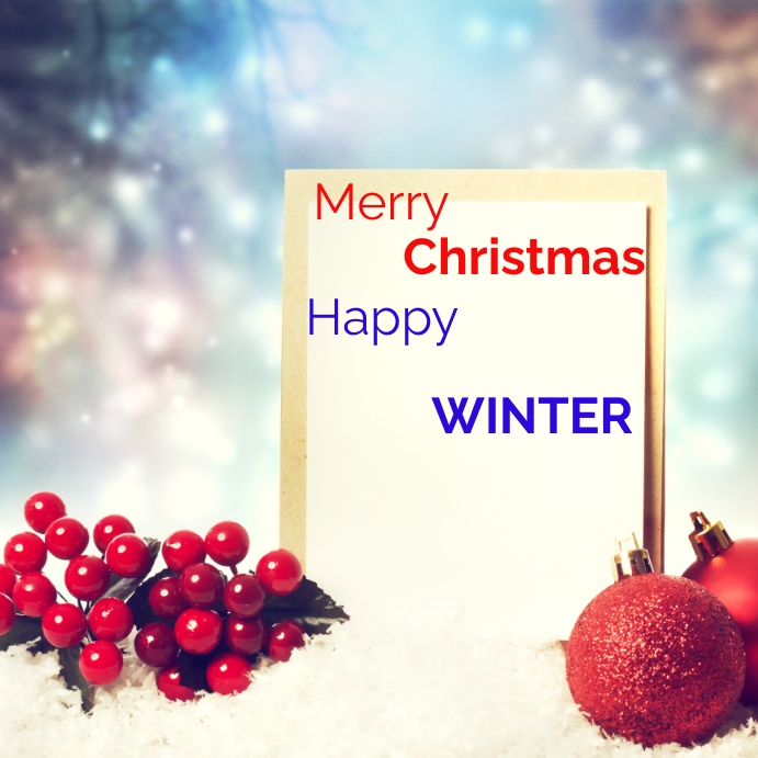 Merry Christmas Instagram post Template | PosterMyWall