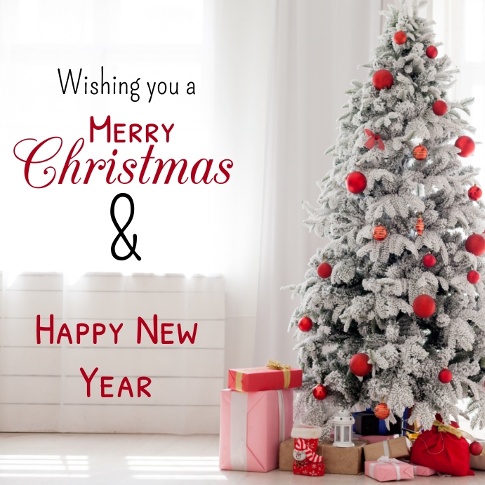 merry christmas instagram post Template | PosterMyWall
