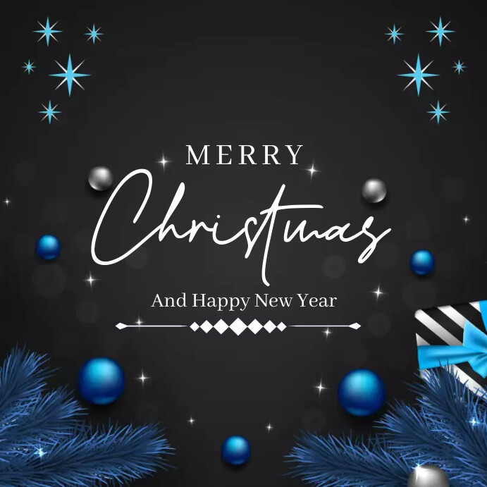 Merry Christmas Instagram Post Template | PosterMyWall