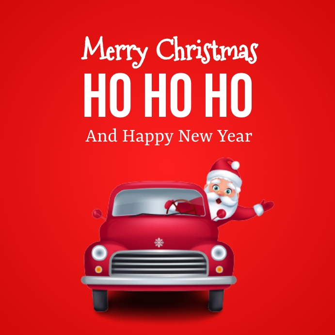 Merry Christmas Instagram Post. Template | PosterMyWall