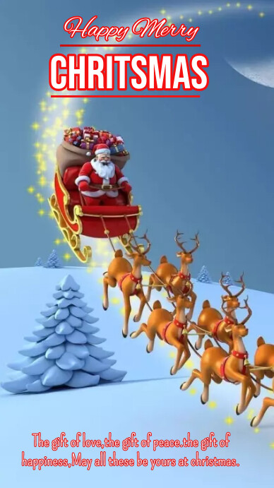 Merry christmas instagram story (1) Template | PosterMyWall