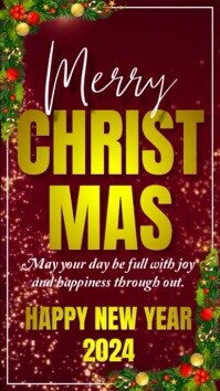 Merry Christmas Template | PosterMyWall