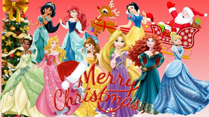 Disney Princess Christmas Wallpaper