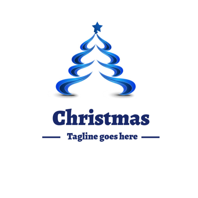 Merry Christmas logo Template | PosterMyWall