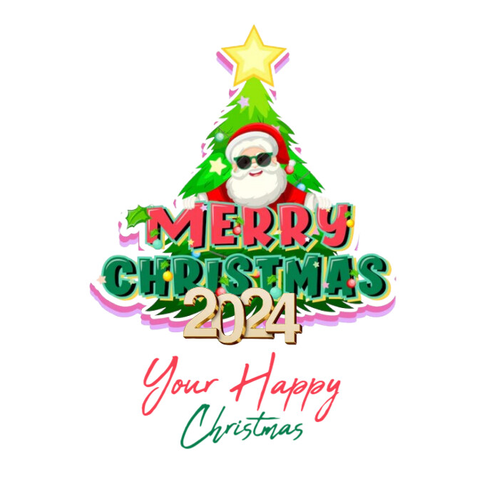 merry christmas logo Template | PosterMyWall