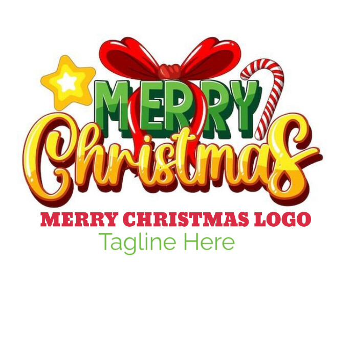 Plantilla de Merry Christmas Logo | PosterMyWall