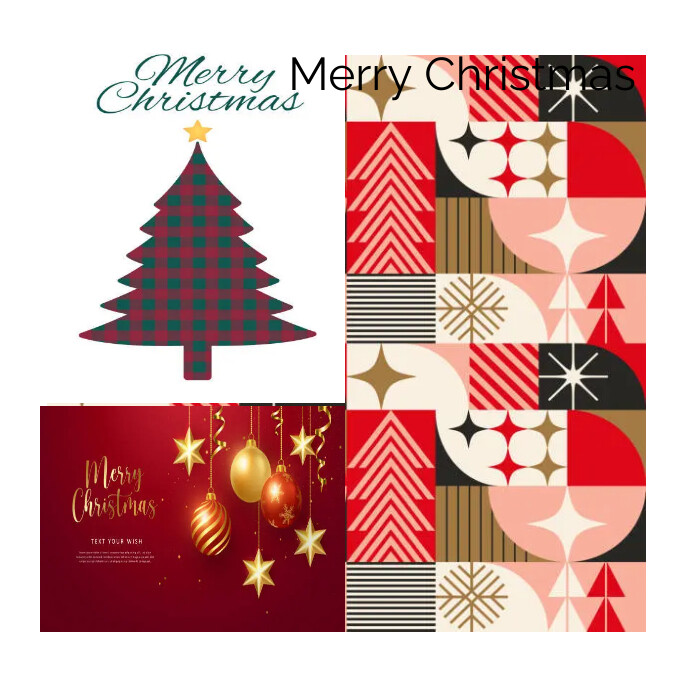 Merry Christmas logo design template | PosterMyWall