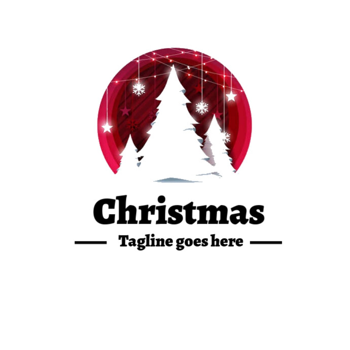 Merry Christmas logo Template | PosterMyWall