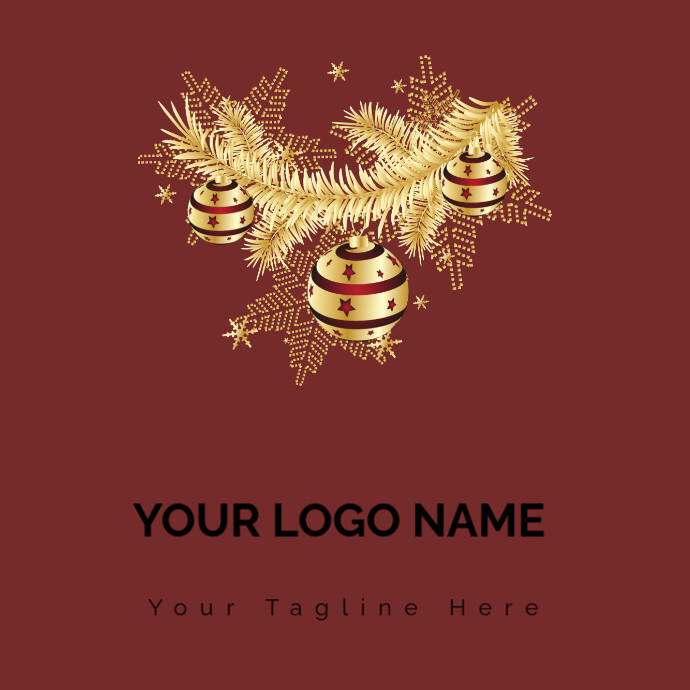 Merry Christmas Logo Template | PosterMyWall