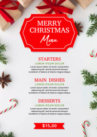 Merry Christmas Menu Template | PosterMyWall