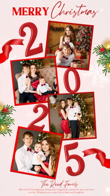 merry christmas message design template | PosterMyWall