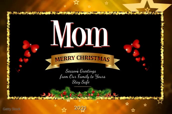 Copy of Merry christmas Mom | PosterMyWall