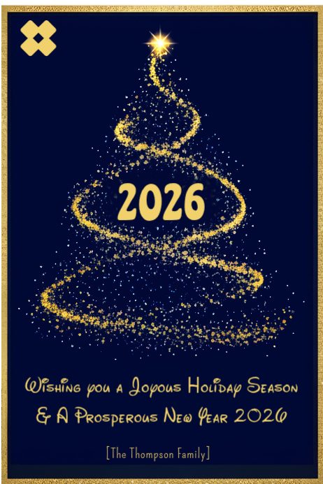 Merry Christmas/New year 9 Template | PosterMyWall