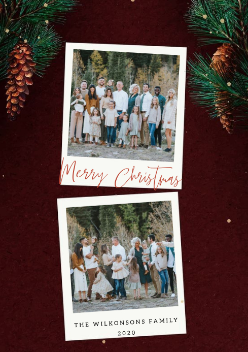 MERRY CHRISTMAS ONLINE POSTCARD TEMPLATE | PosterMyWall