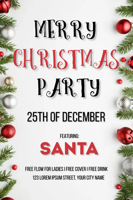 Copy of Merry Christmas Party | PosterMyWall