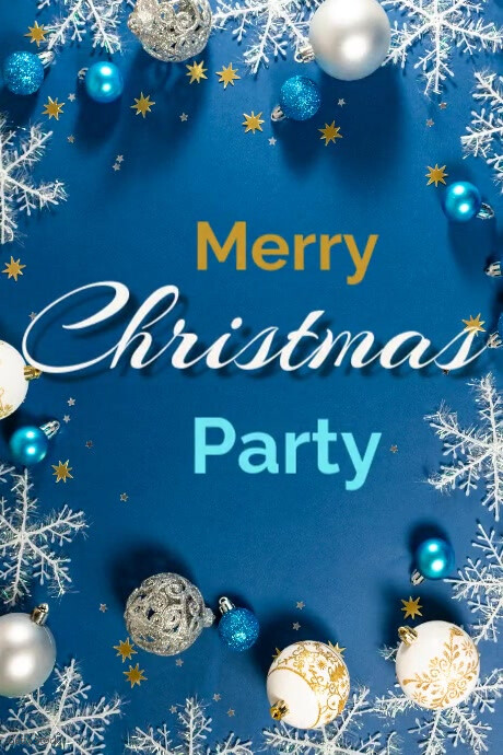 Copy of Merry Christmas party | PosterMyWall