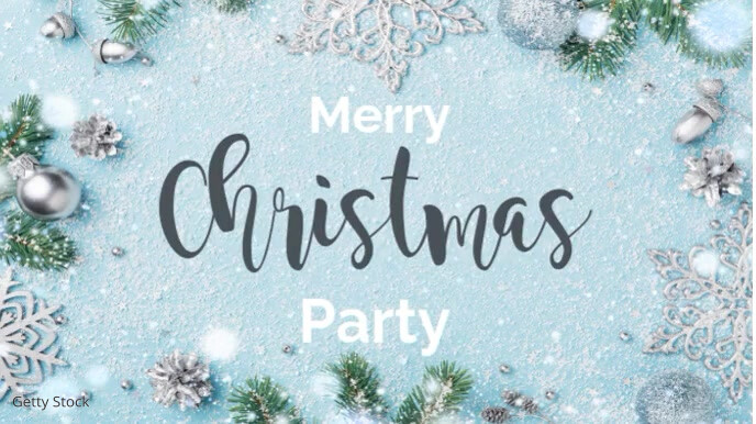 Merry Christmas Party Digital Display Template | PosterMyWall