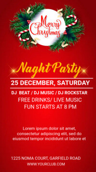 Christmas Party WhatsApp Status Template | PosterMyWall