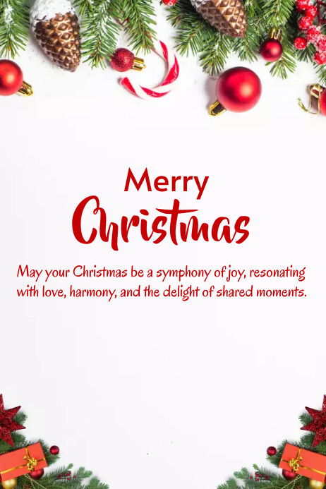 Merry Christmas post Template | PosterMyWall