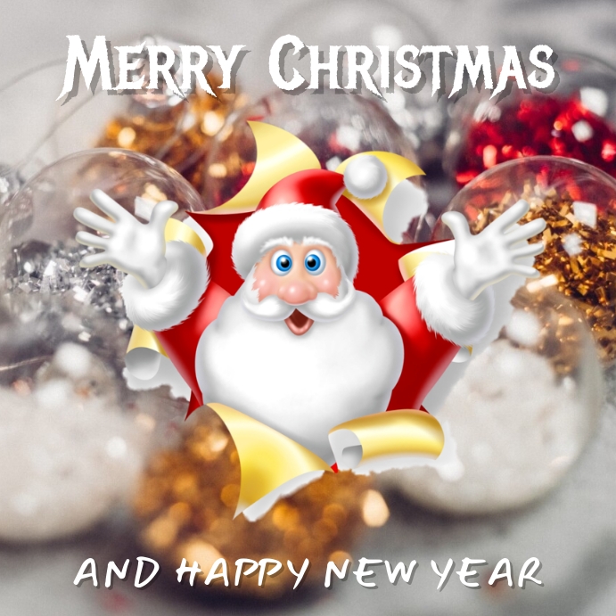 merry christmas post Template | PosterMyWall