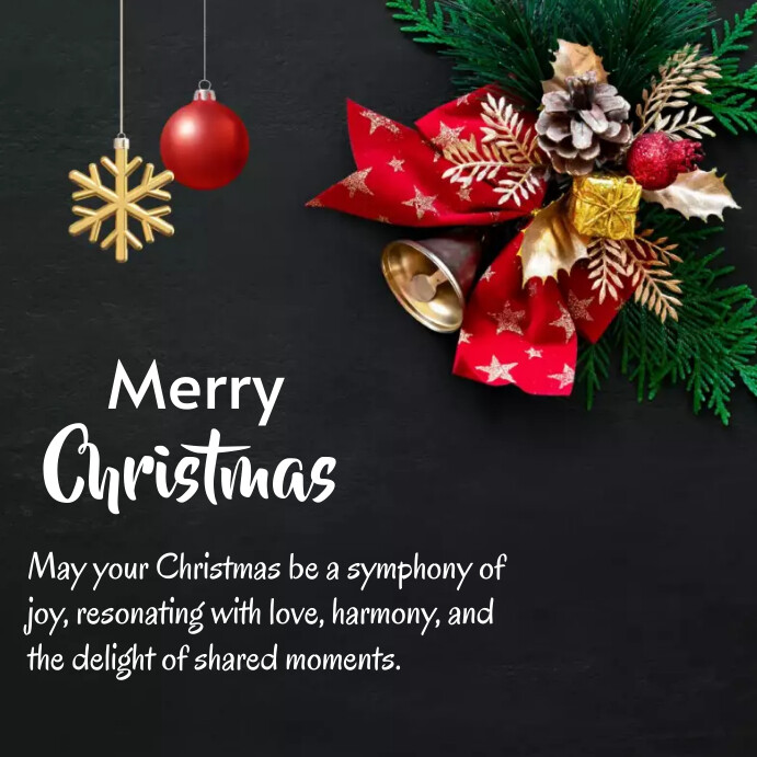 Merry Christmas post Template | PosterMyWall
