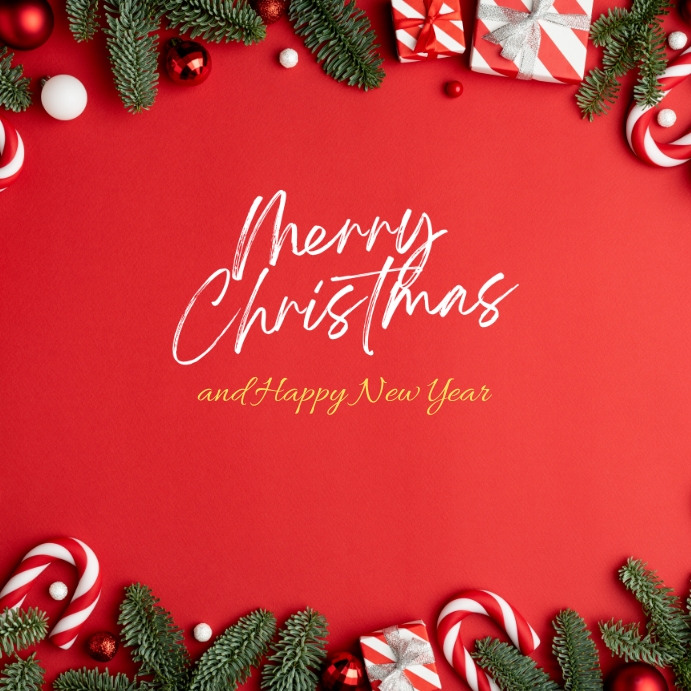 Merry Christmas post for Instagram Template | PosterMyWall