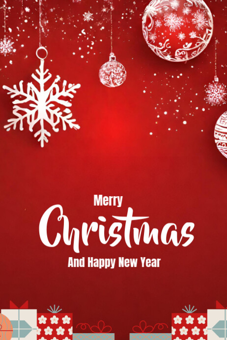 Merry Christmas poster 2024 Template | PosterMyWall