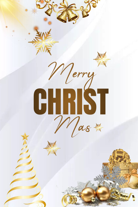 Merry Christmas Poster Card Template | PosterMyWall